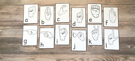 Free Printable Flashcards: Sign Language Alphabet, 41% OFF