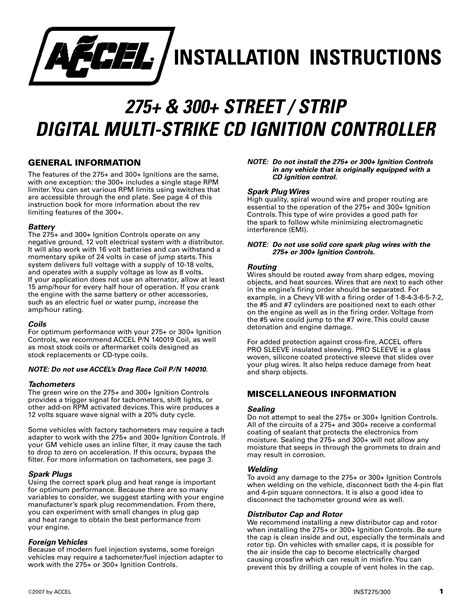 Image result for Accel Ignition Wire Install