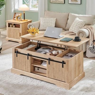 Image result for Sliding Table Top Coffee Table