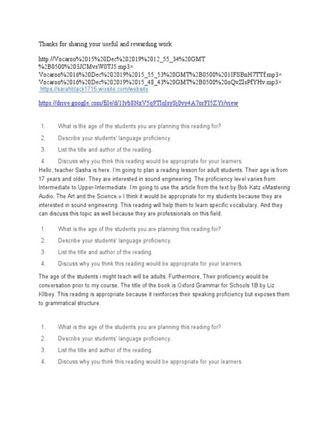 Image result for TESOL Lesson Plan Examples