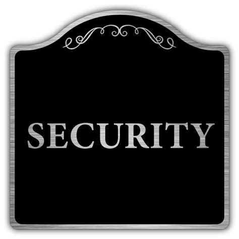 Image result for Security Guard Sign