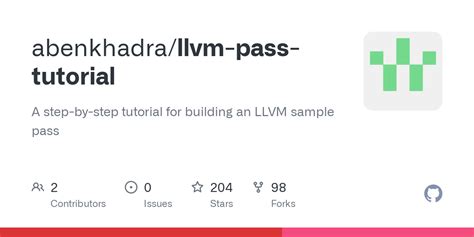 Image result for LLVM Pass Tutorial