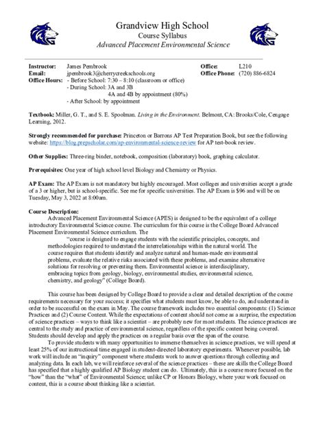 Image result for Advanced Placement Environmental Science