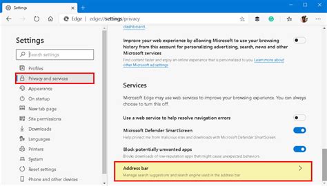 Image result for Microsoft Search Engine Setting