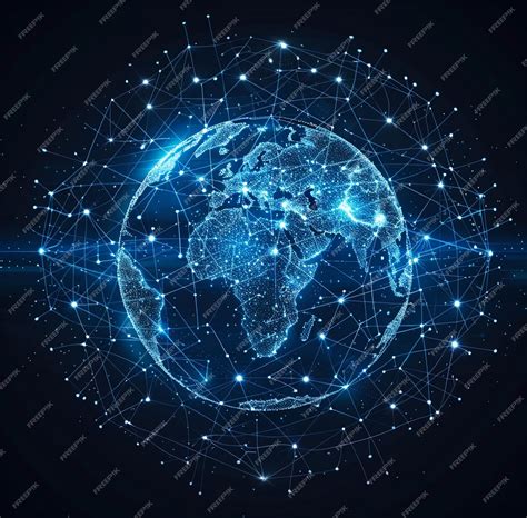 Image result for Global Network Map Background