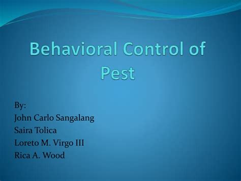 Image result for Behavioral Control Definition