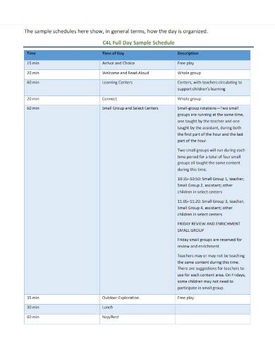 Image result for How to Write Schedule Note Sample