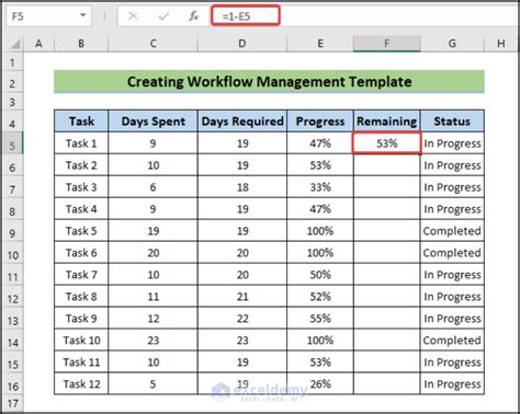 Image result for Processus Workflow Template Excel