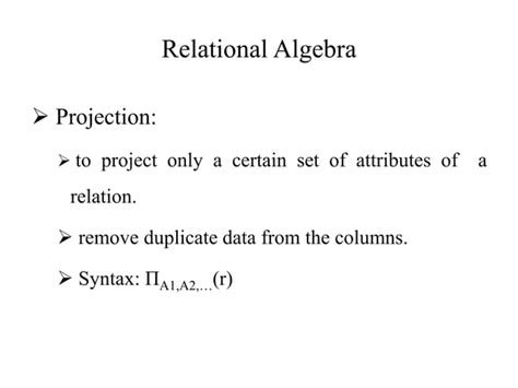 Image result for DBMS Relational Algebra