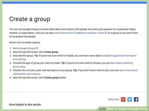 Image result for How to Create a Google Group