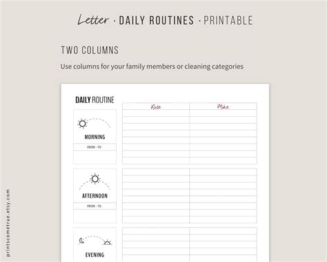 Image result for FlyLady Morning Routine Printable