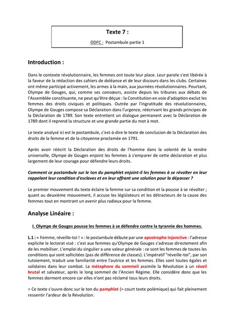 Image result for Olympes De Gouges Postambule