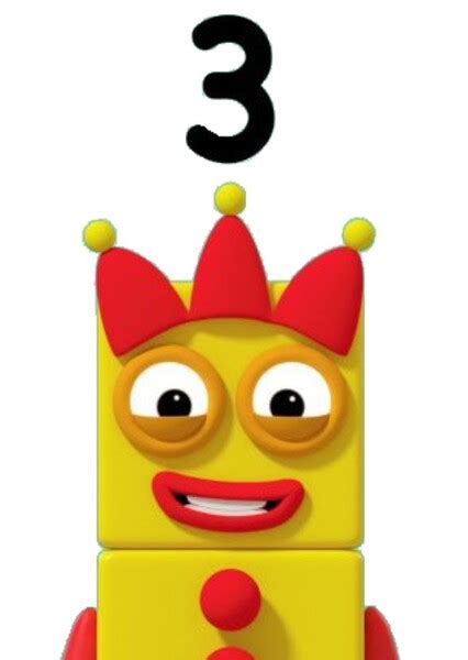 Image result for NumberBlocks Number 3