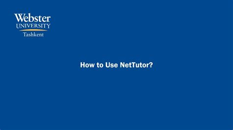 Image result for How to Use NetTutor