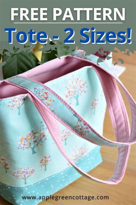 Image result for Basic Tote Bag Pattern Free