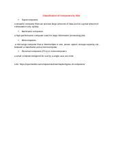 Image result for Supercomputer Computer Size Classification