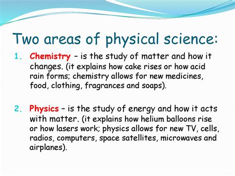 Image result for Physical Science Definition