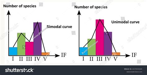 Frequency Curve Frequency Polygon Histogram Stock Illustration ...