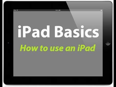 Image result for iPad Beginner's Tutorial
