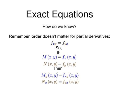 Image result for Not Exact Equations Examples