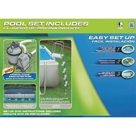 Image result for Intex 18Ft X 9Ft X 52-In Ultra XTR Rectangular Frame Pool Prep