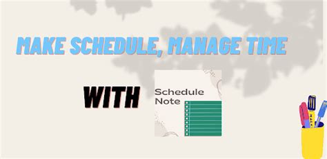 Image result for How to Write Schedule Note Sample