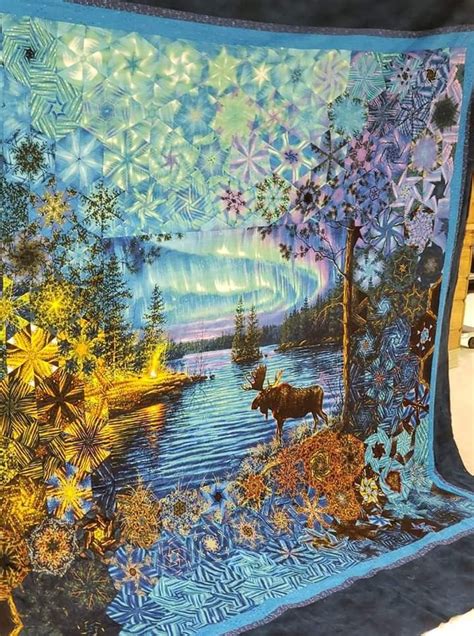 Image result for One Block Wonder Quilt Using Panels