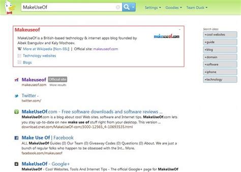 Image result for Go Duck Go Search Engine