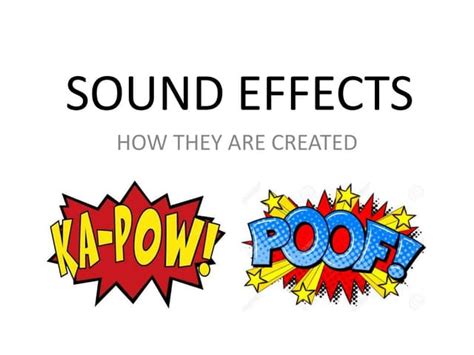 Image result for 30 Popular Sound Effects Slideshow