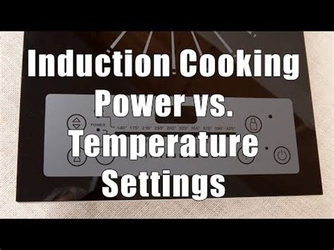 Image result for Induction Cooking Temperature Guide