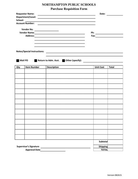 Image result for Requisition Form Format