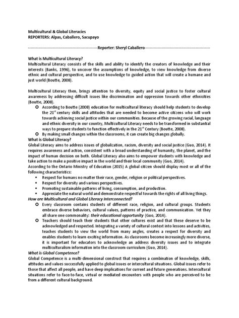 Image result for Multicultural Literacy