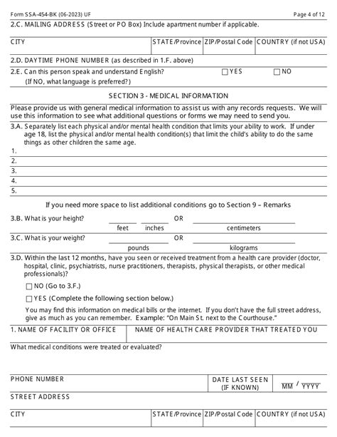 Image result for Continuing Disability Review Short Form