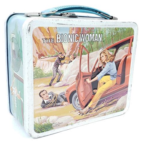 Image result for Bionic Woman Lunch Box