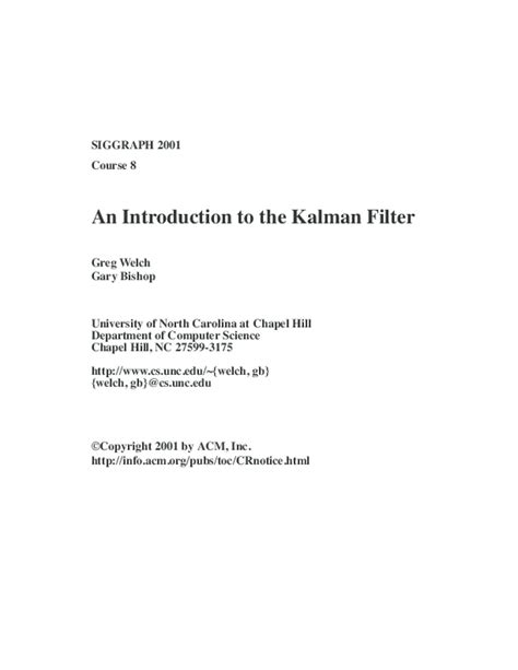 Image result for Kalman Filter Introduction