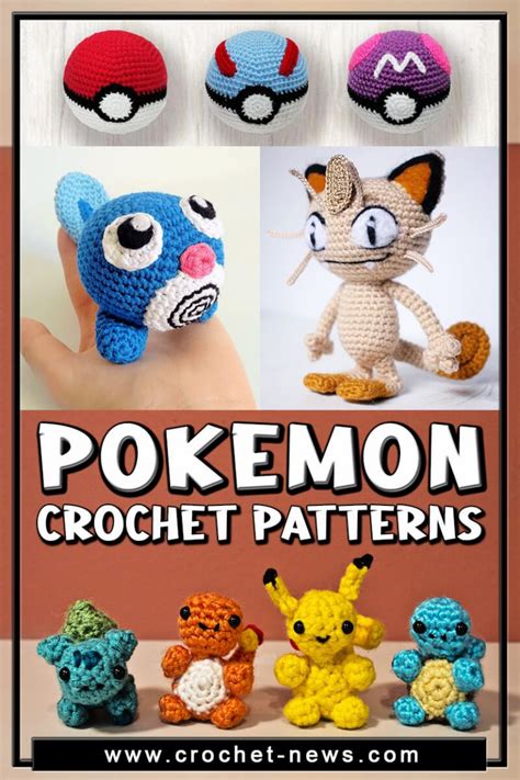 Image result for Mini Pokemon Crochet Patterns