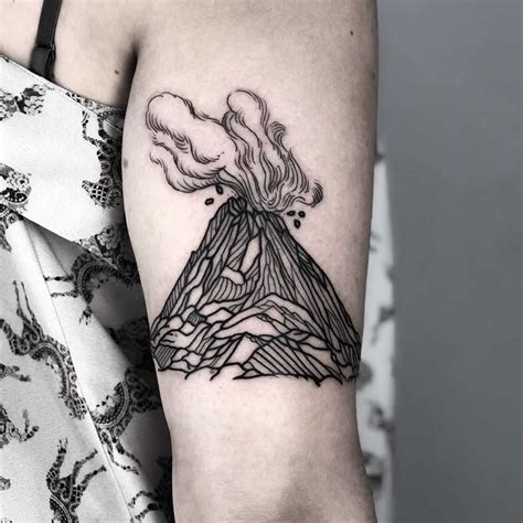 Volcano tattoo ideas photos