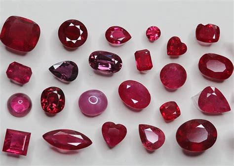 Image result for Ruby Gemstone Colors