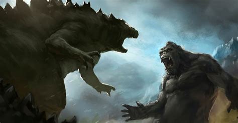 New Official Godzilla vs. Kong (2021) Artwork Revealed