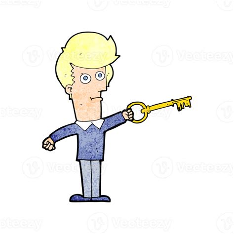 Image result for Man Finding Key Cartoon