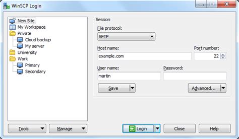 Image result for WinSCP Connect to Remote Windows Server