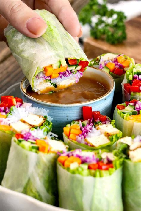 Image result for How to Roll Fresh Spring Rolls
