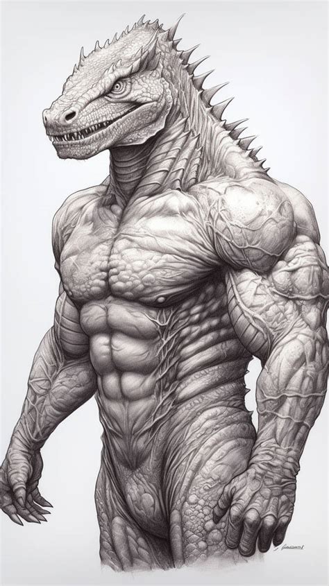 Image result for Lizard Man Drawing Simple