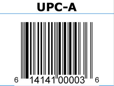 Image result for UPC-A Format