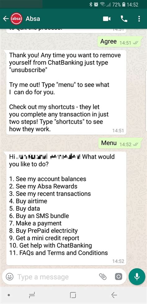Image result for Absa Banking App Menu