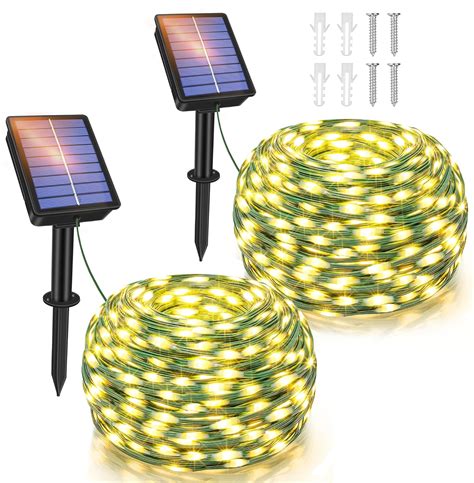 Image result for Outdoor Solar String Lights Amazon