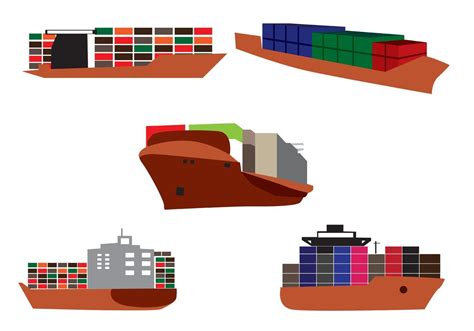 Image result for Container Ship Vector