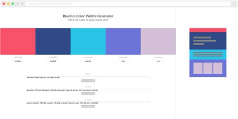 Image result for Random Color Palette Generator