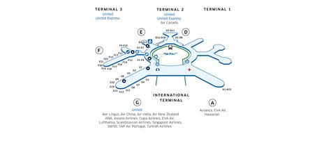 Image result for SFO Terminal 2 Map