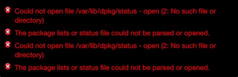 Image result for Could Not Open File Var Lib Dpkg Status On iOS 9.3.5
